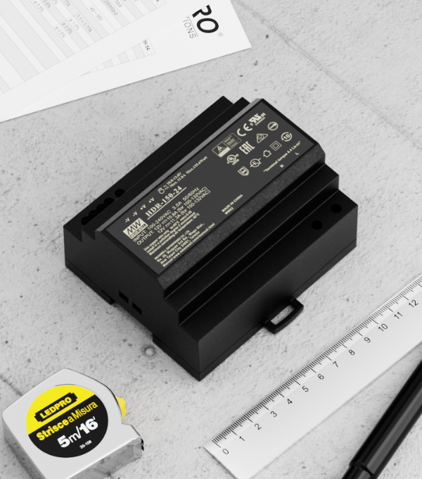 Alimentatore Meanwell HDR-150-24 - 150W - Barra DIN